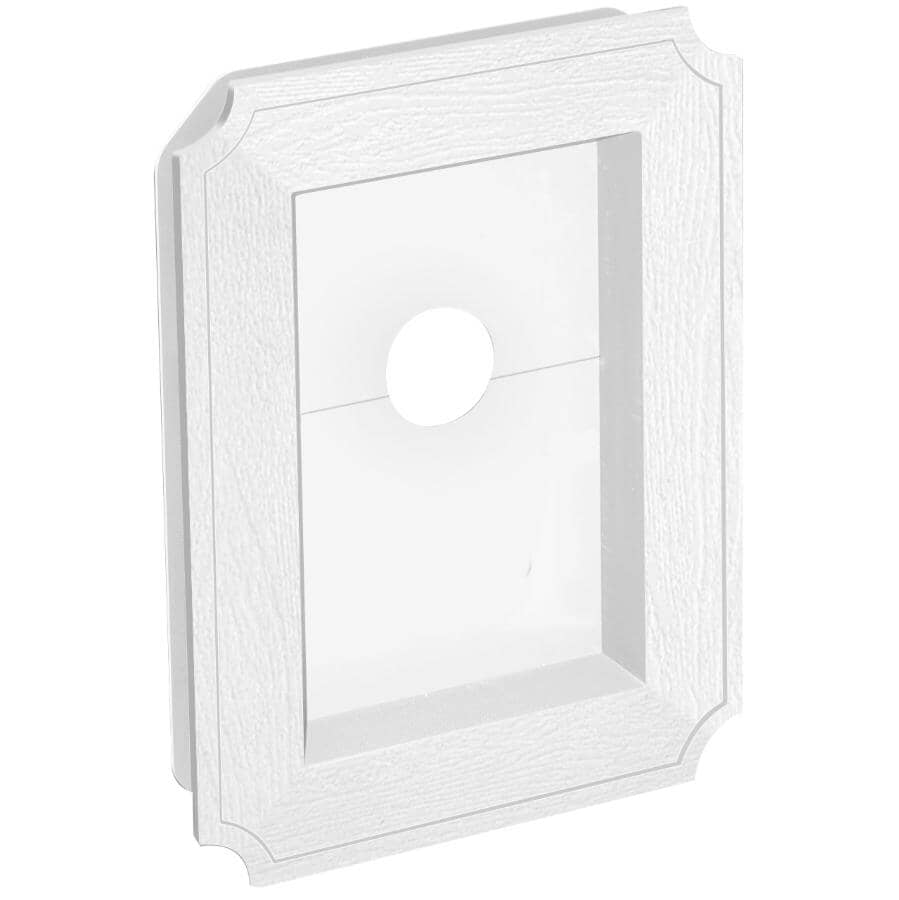 White Split Scalloped Siding Block – Atkinson Home Hardware